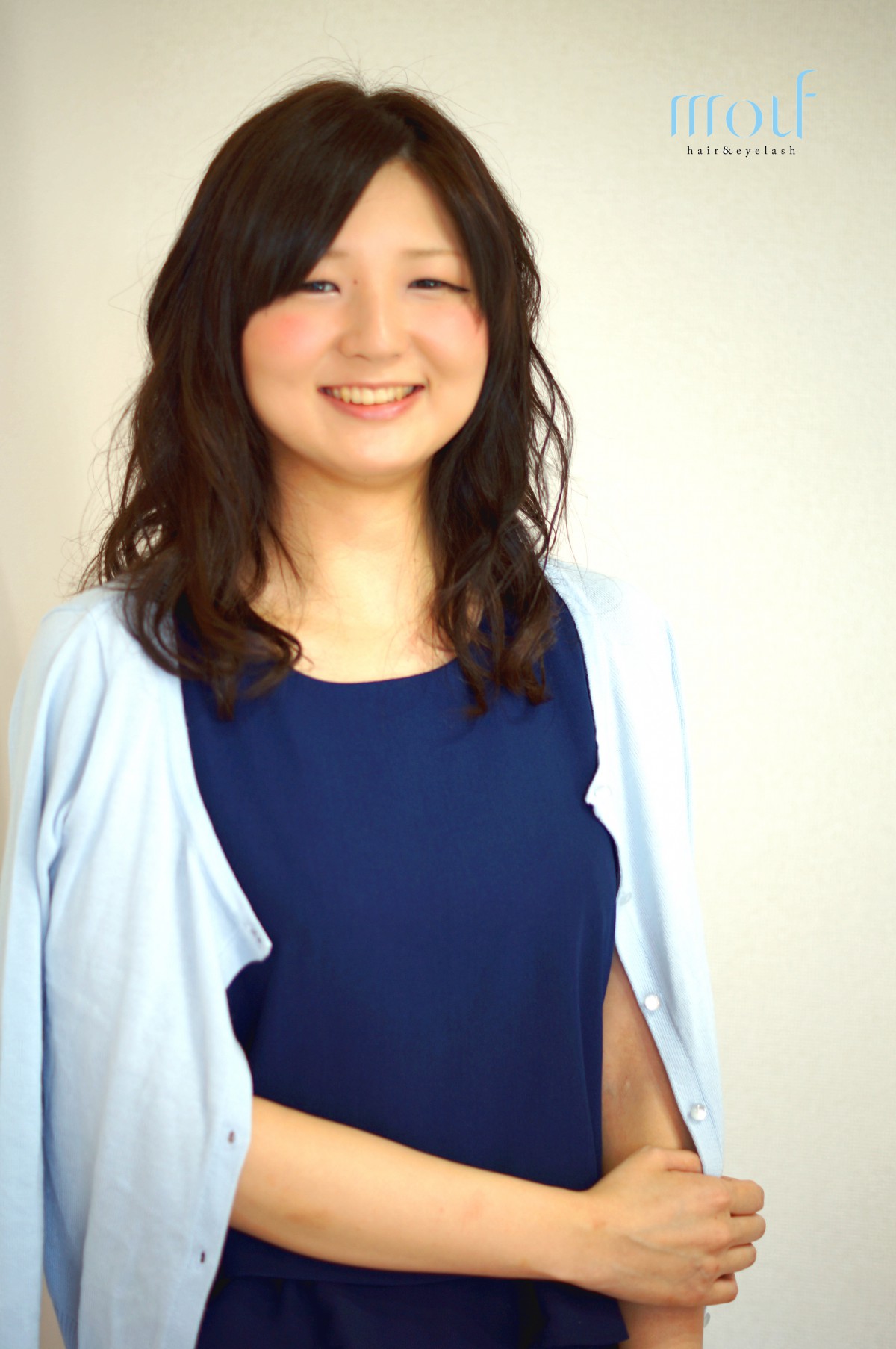 ブルーのお洋服が色白のS様に本当にお似合いで、ステキでした^^