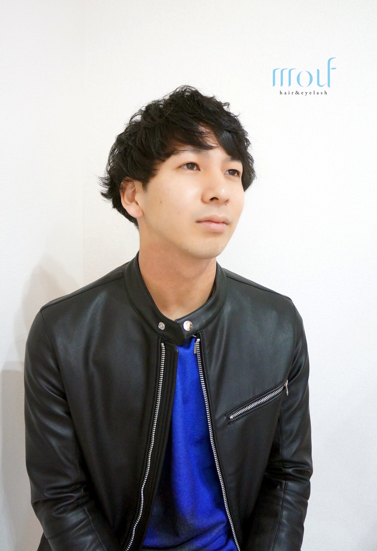 こちらのお写真、実は スタイリング剤なしの状態